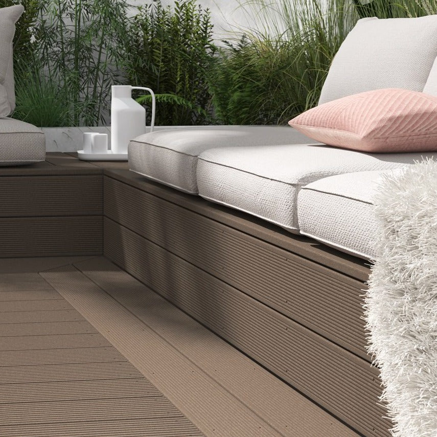 EcoDek Signature AT Solid Composite Decking 21mm x 136mm x 3.6mtr – Roofstore P&P Ltd